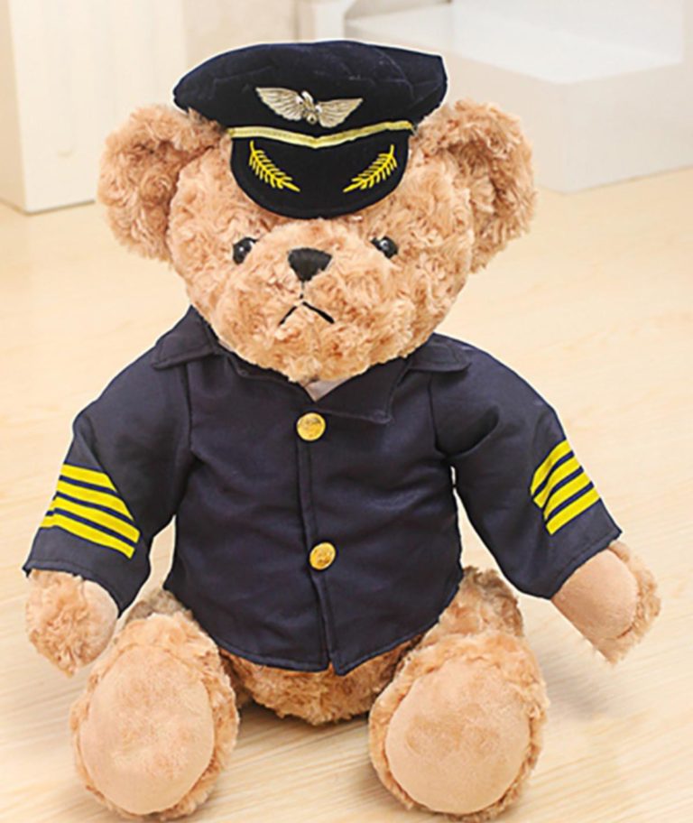 Teddy Pilot Captain 25 cm – Runway01